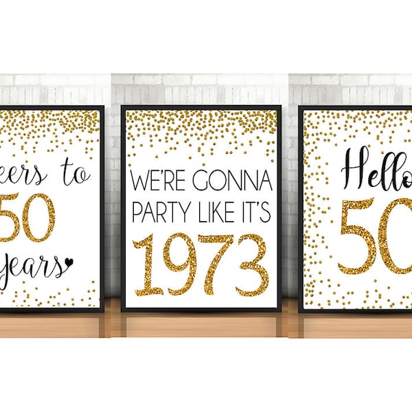 Cheers to 50 Years - Etsy