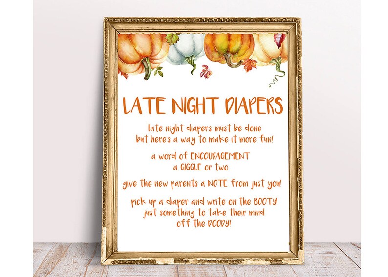 Fall Baby Shower Signs Fall Shower Sign Pack Autumn Shower | Etsy