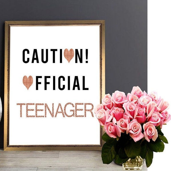 Teenager Sign - Etsy