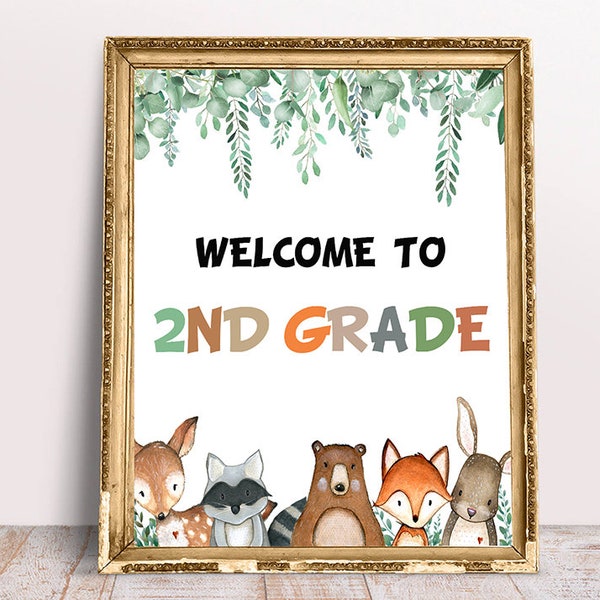 Welcome to 2nd Grade Banner - Etsy