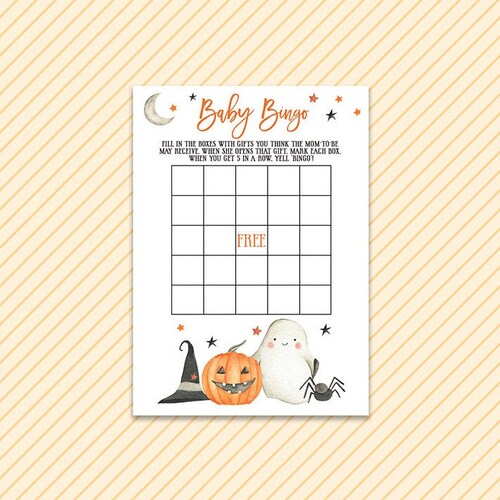 A Little Boo is Almost Due Baby Shower Invitation Template - Etsy