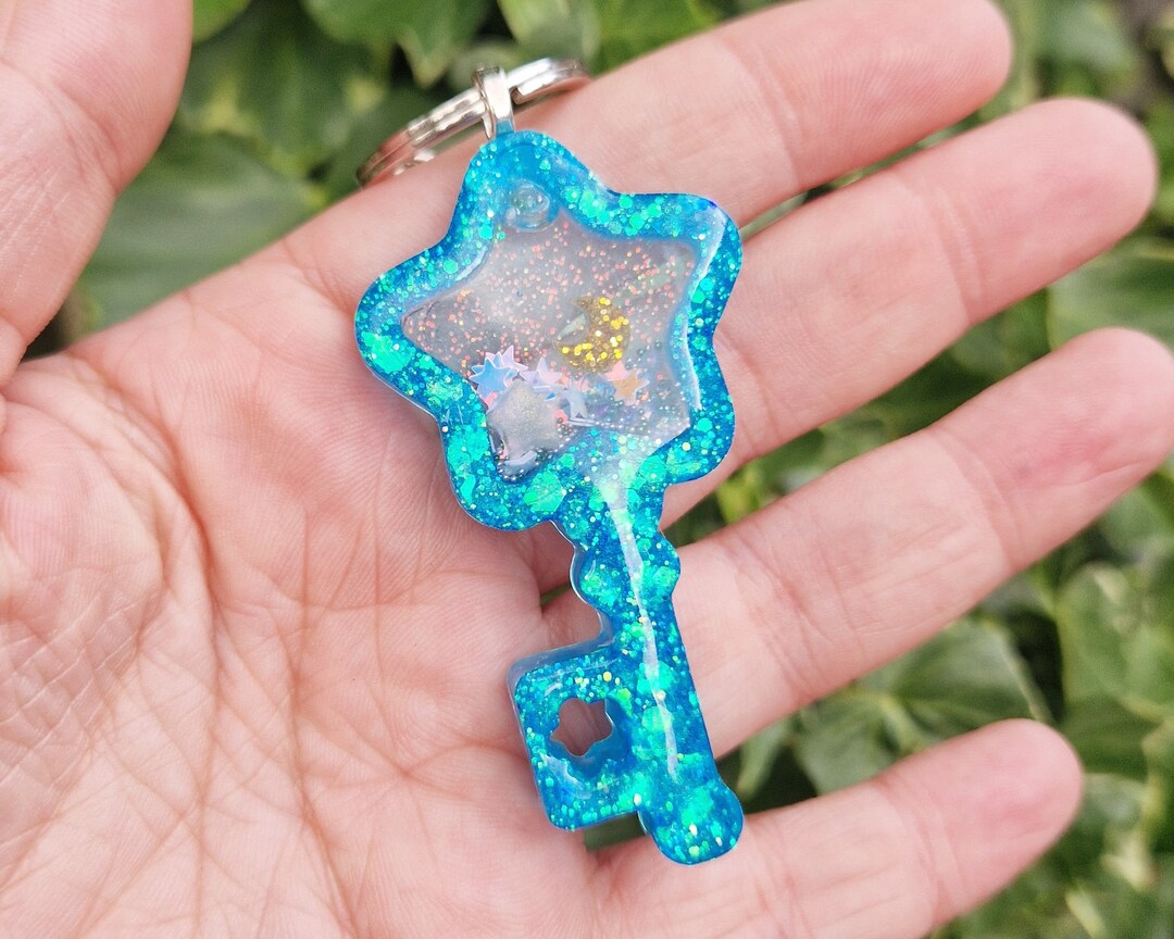 Resin Star Key Shaker Charm, Backpack Hanger - Etsy