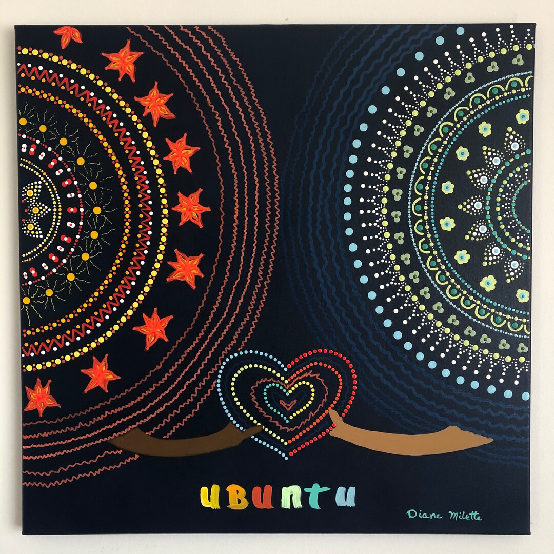 UBUNTU I Am Because We Are - Etsy