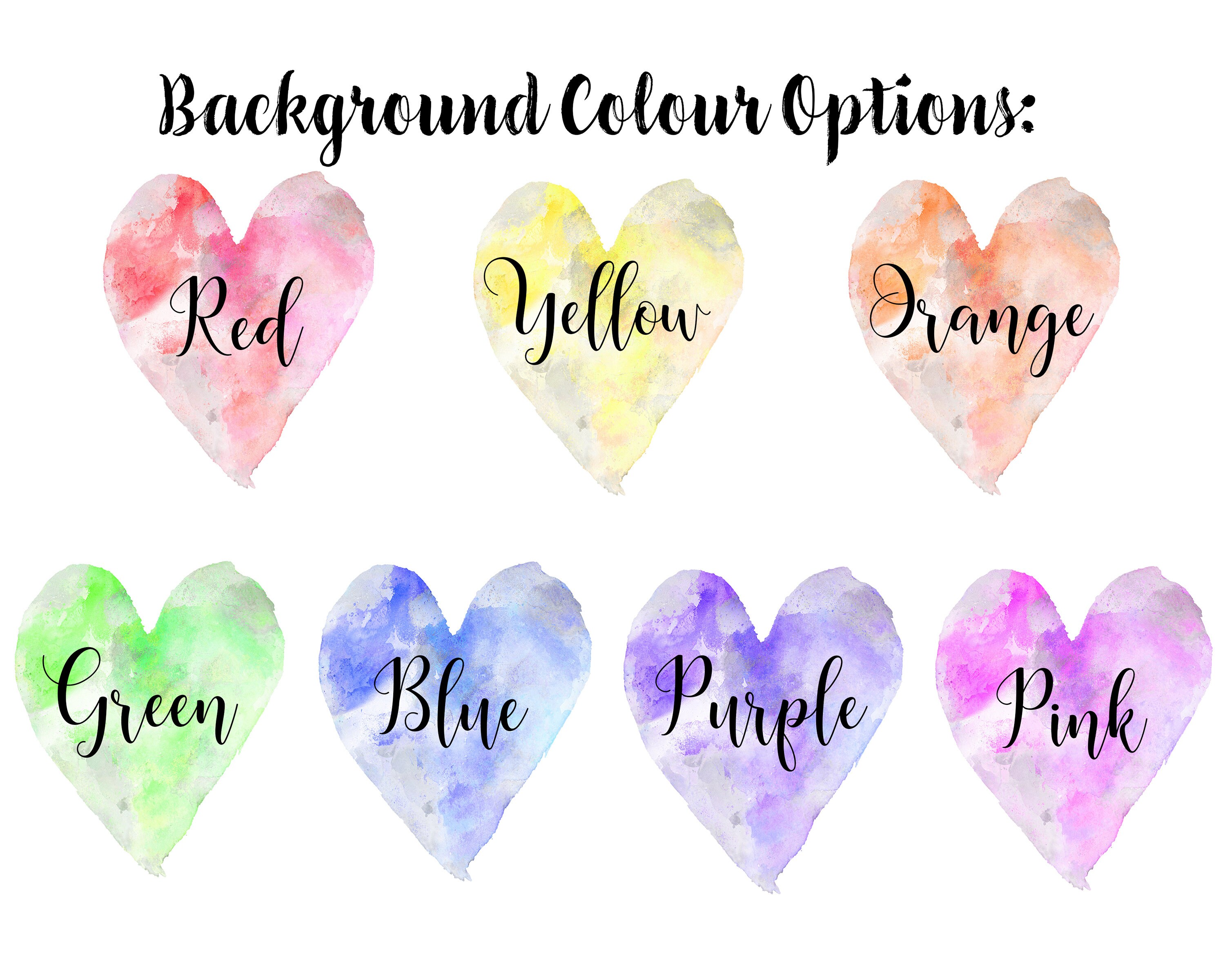 Custom Love Heart Quote Print Personalised Text Custom - Etsy UK