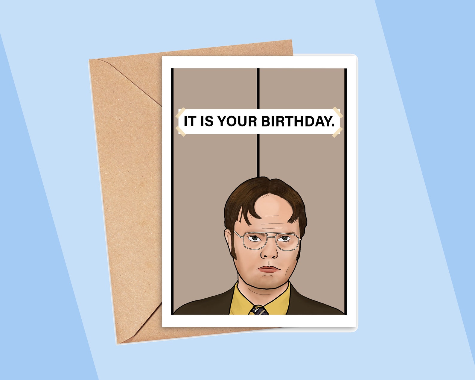 It is Your Birthday Funny the Office Inspired Birthday Card - Etsy