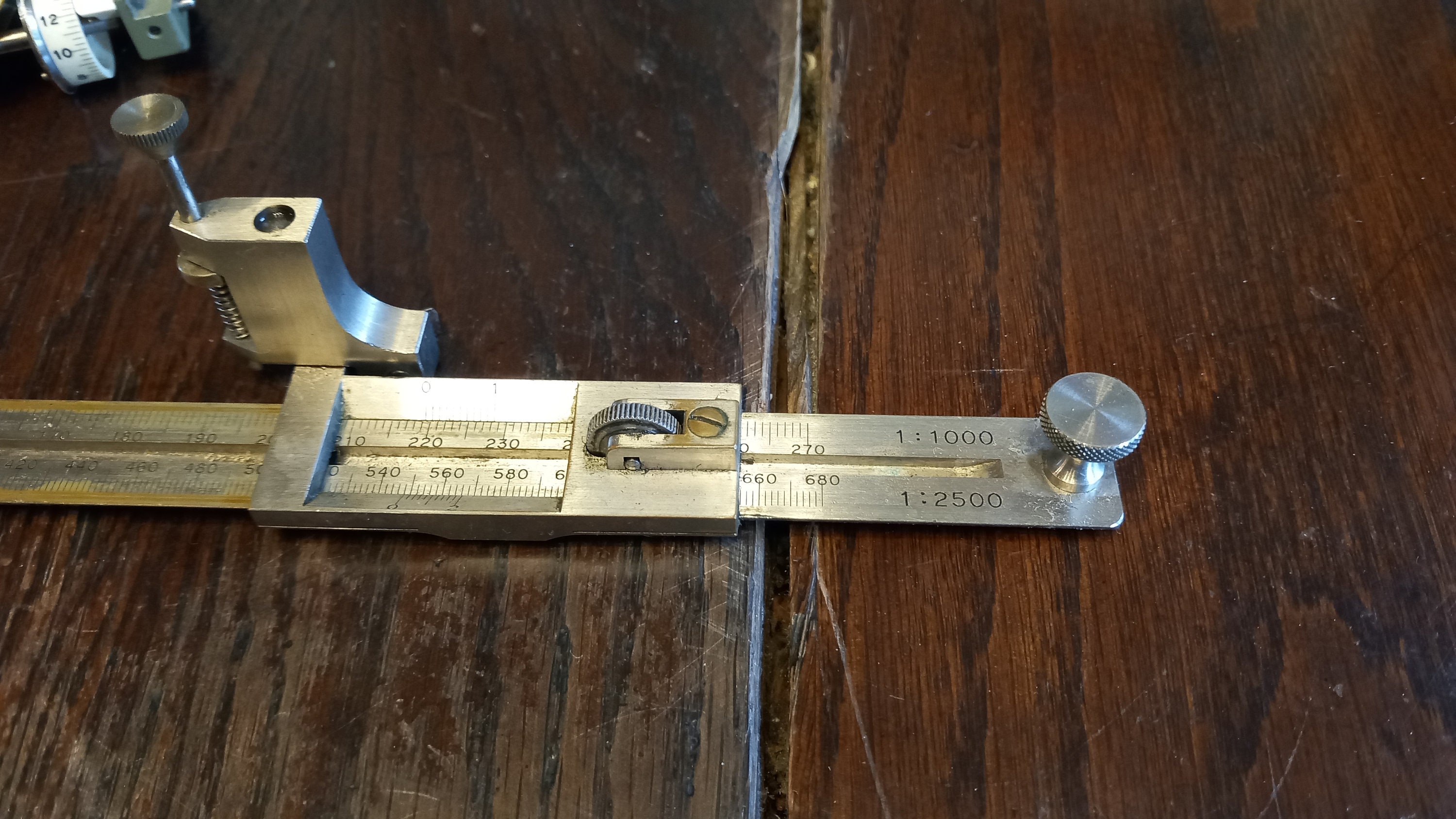 Antique Map Measuring Planimeter From Manufacturer R&A ROST Wien ...