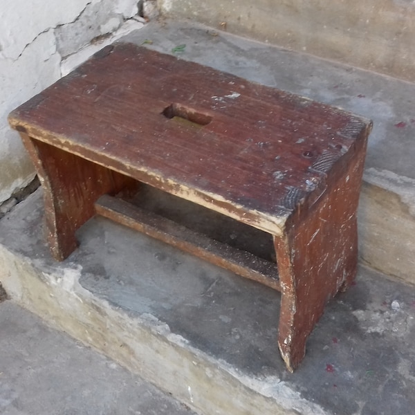 Primitive Stool - Etsy