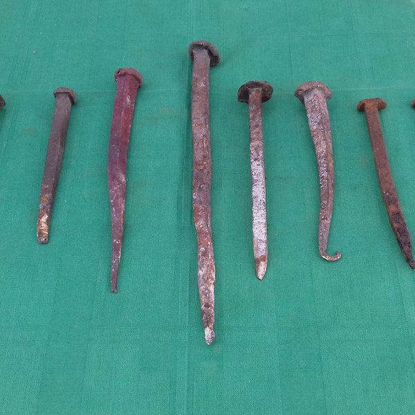 Antique Barn Spikes - Etsy