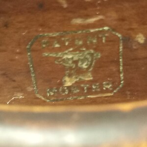 Vintage Wooden Rocking Ink Blotter, PATENT MOSTER Brand, Wooden Desk ...