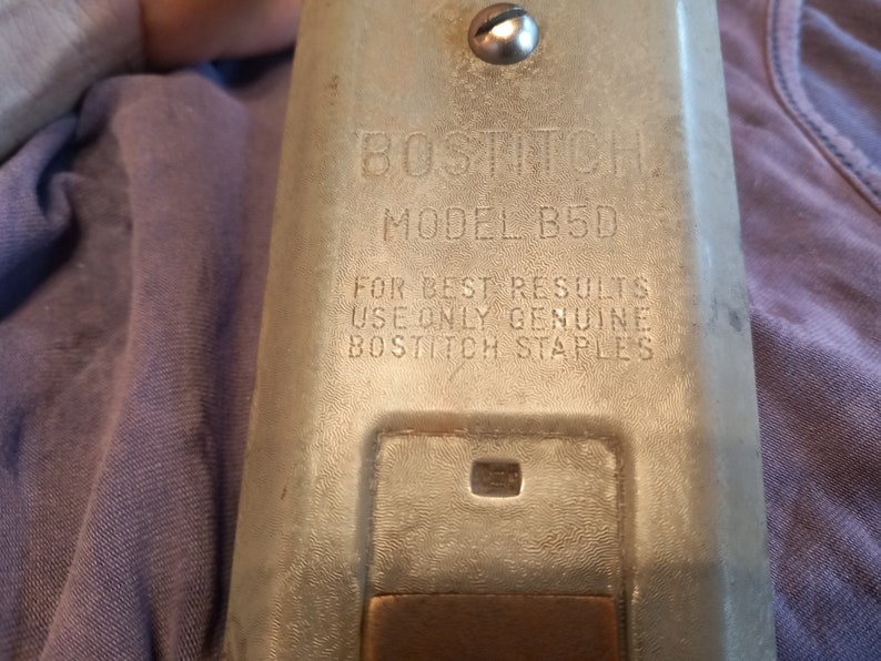 Bostitch Metal Stapler B5D Model Vintage Retro 1940s Heavy - Etsy Canada