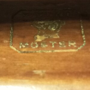 Vintage Wooden Rocking Ink Blotter, PATENT MOSTER Brand, Wooden Desk ...