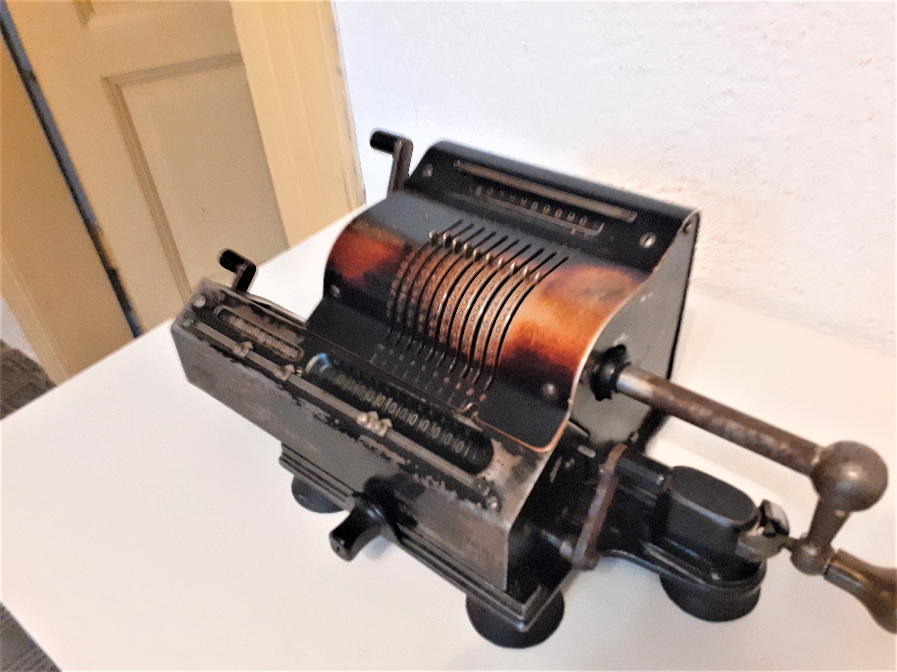 Antique Brunsviga 13 Mechanical Calculator. Made in West Germany RARE ...