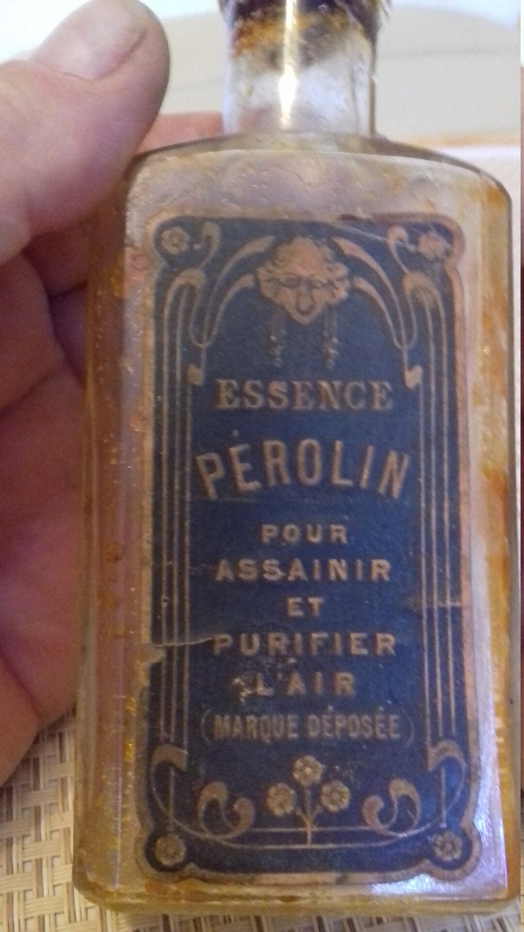 Rare and Original Bottle,small Old Bottle of the Beginning of the 20th ...