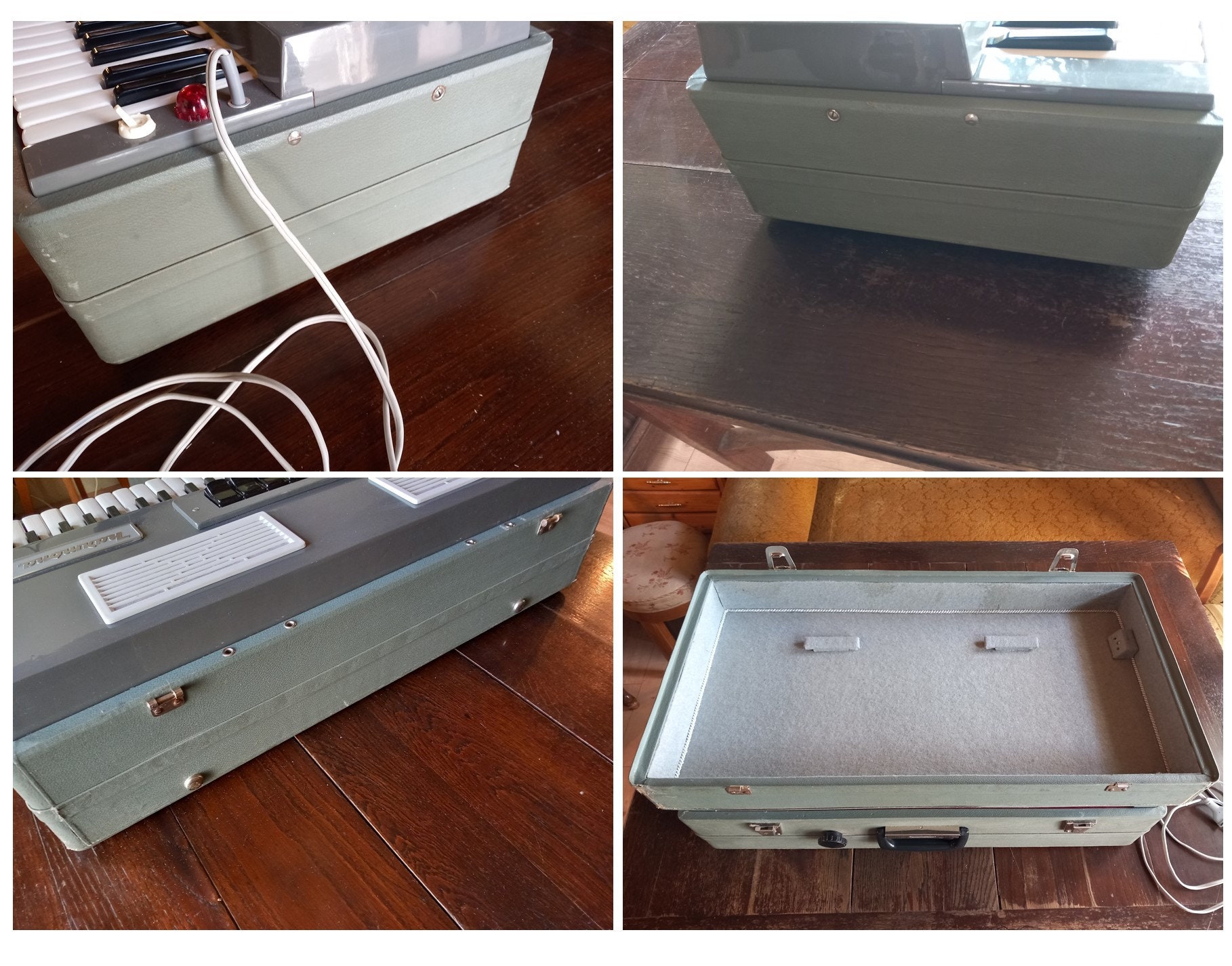 Super Rare 1950s Harmona German 220/240v Portable Harmonium Home Air ...