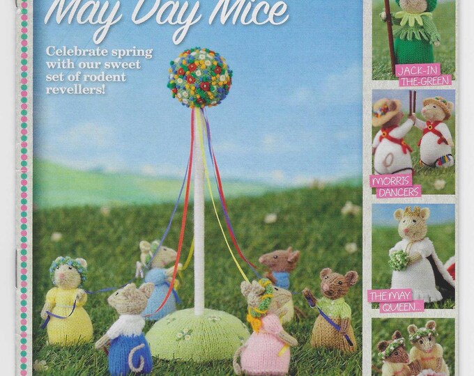 Alan Dart Knitting Pattern Booklet May Day Mice Mouse Toys Dolls in DK ...
