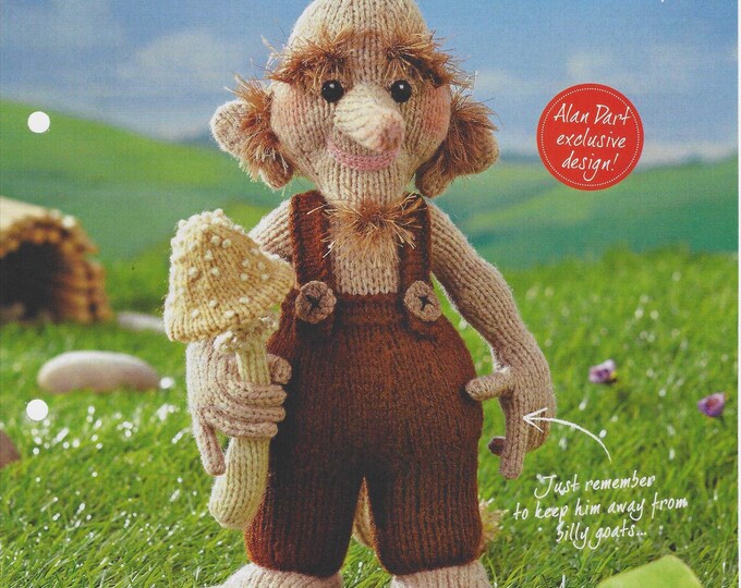 Alan Dart Knitting Pattern Rockin' Troll Fairy Tale Doll Toy in Double ...
