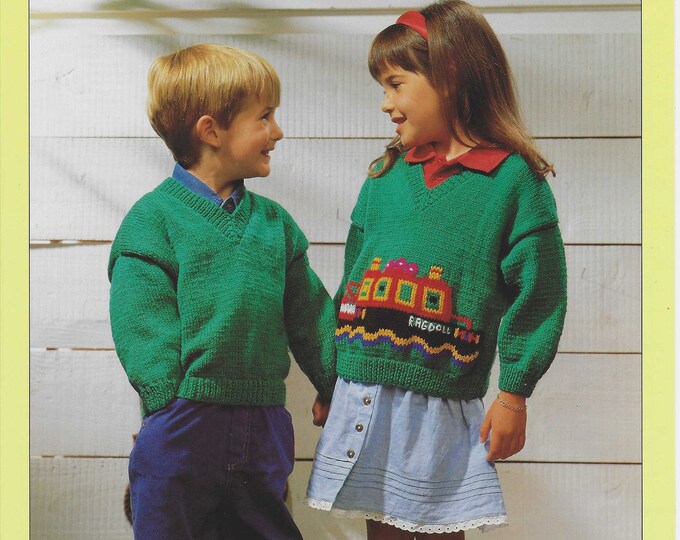 Out-of-print Robin Knitting Pattern 15267, Kid's Rosie and Jim Canal ...