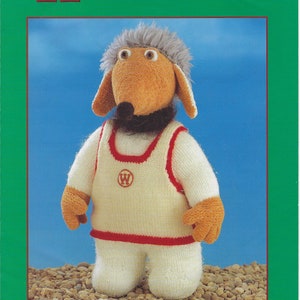 Original Vintage Alan Dart Knitting Pattern Leaflet: the Wombles Tomsk ...