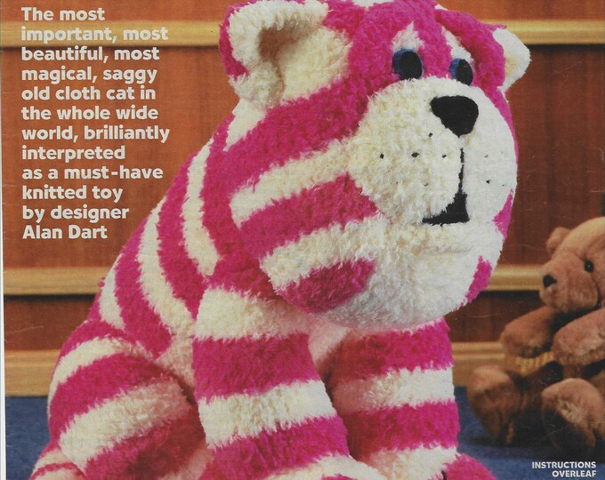 Alan Dart Knitting Pattern for Sitting Bagpuss Cat Toy Doll Pages ...
