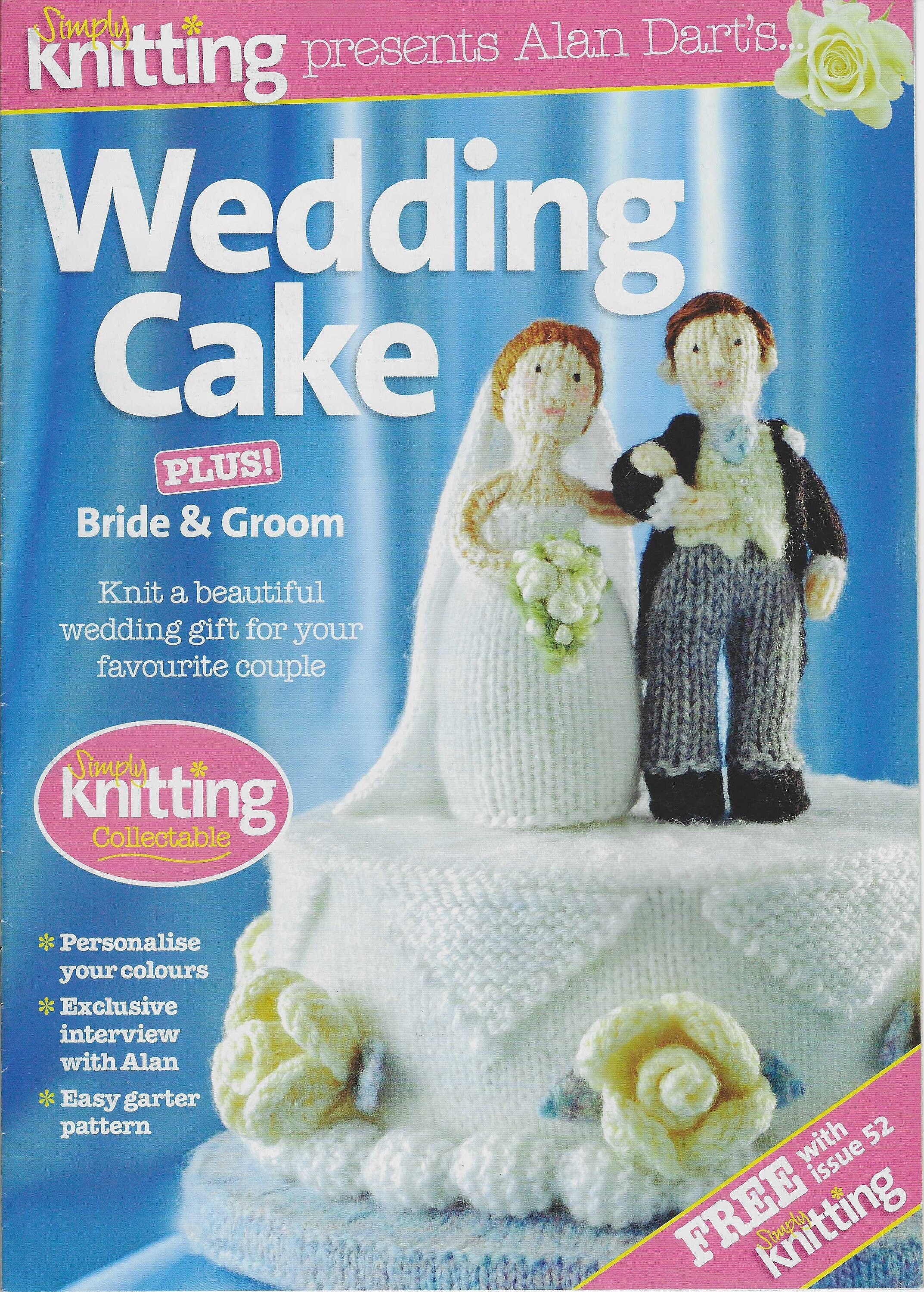 Alan Dart Knitting Pattern Booklet Wedding Cake Plus Bride and Groom ...