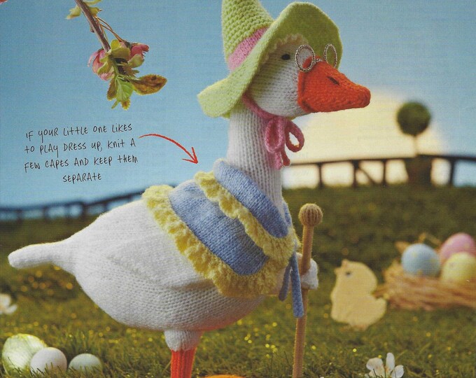 Original Vintage Alan Dart Patons Knitting Pattern E2239: Gromit Toy in ...