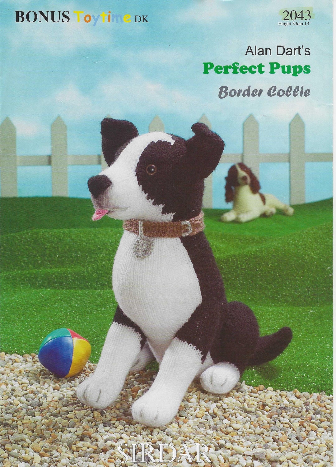 Alan Dart Knitting Pattern Leaflet Sirdar 2043: Perfect Pups Border ...