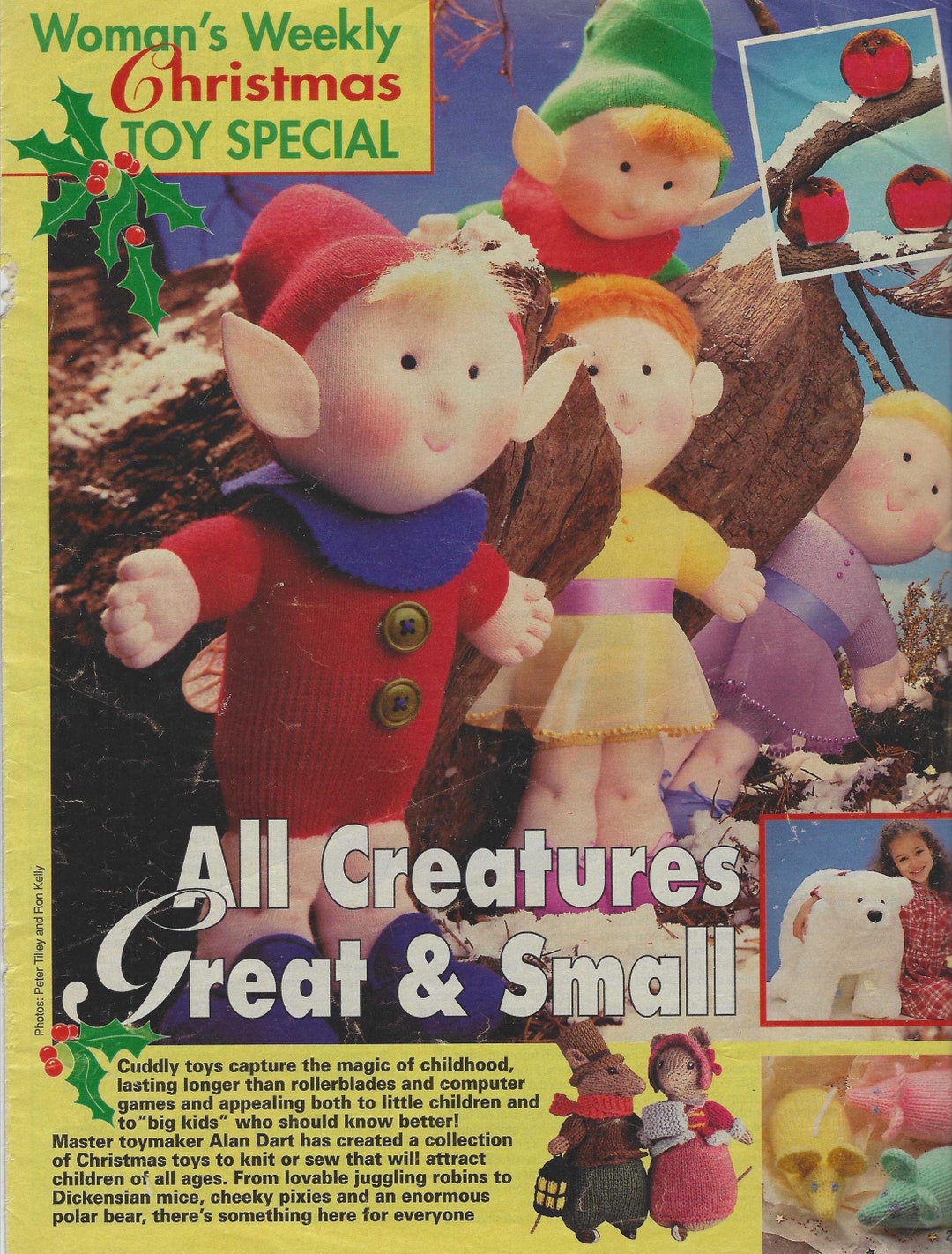 Alan Dart All Creatures Great and Small Woman's Weekly Christmas Toy ...