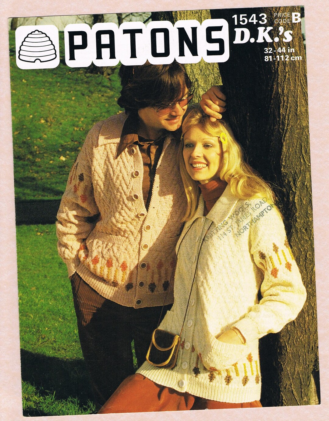 Vintage Patons Knitting Pattern 1543: Casual His and Hers Jackets ...