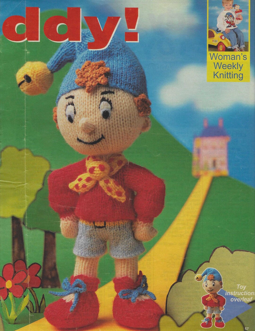 Alan Dart Knitting Pattern Noddy Toy Doll in Double Knitting Pages From ...