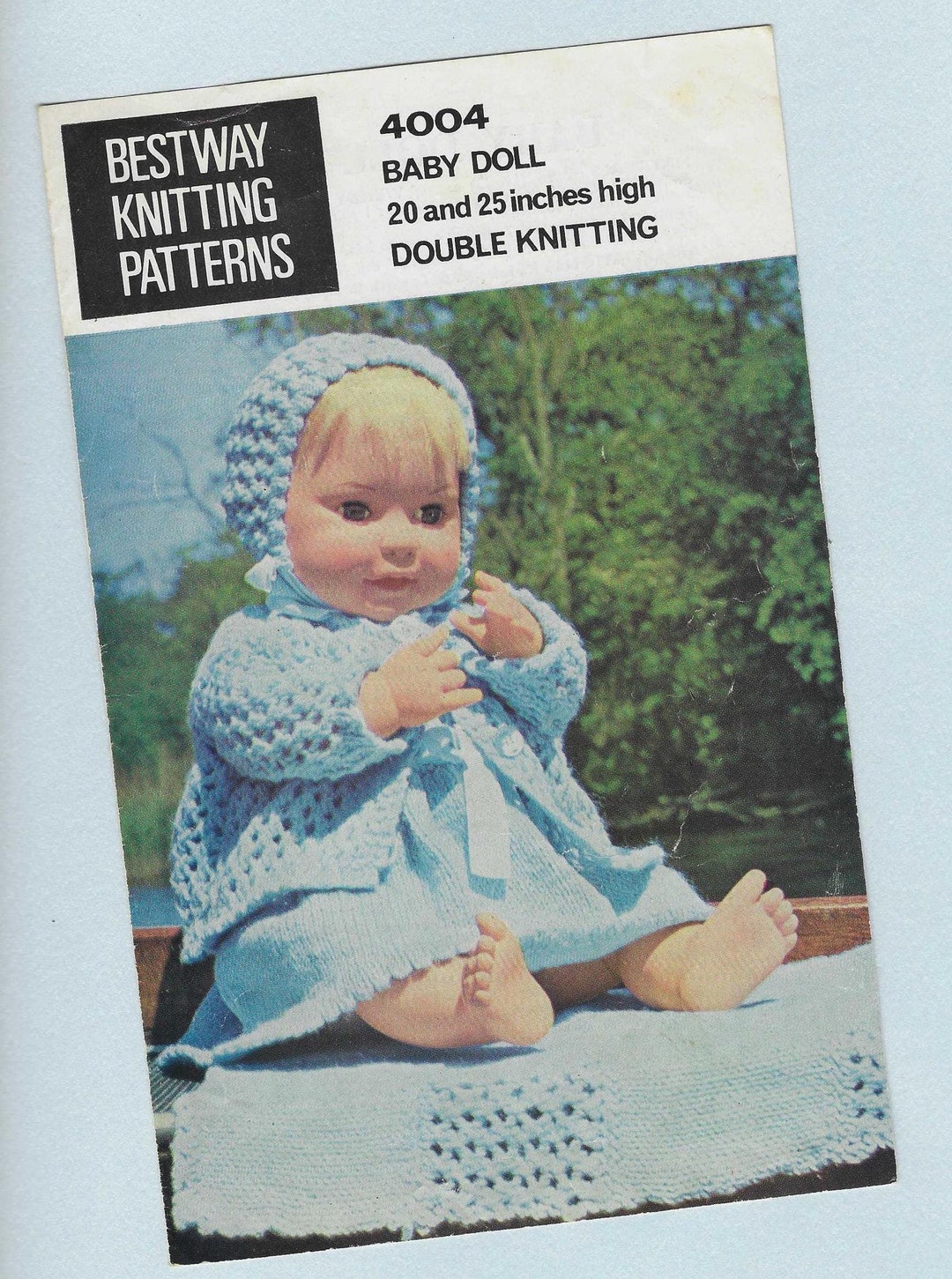 Vintage Bestway Knitting Pattern 4004: Baby Doll's Clothes Layette ...