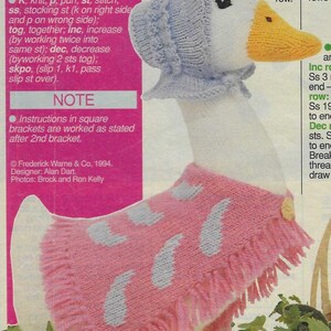 Alan Dart Knitting Pattern Jemima Puddle-duck Beatrix Potter Toy Doll ...