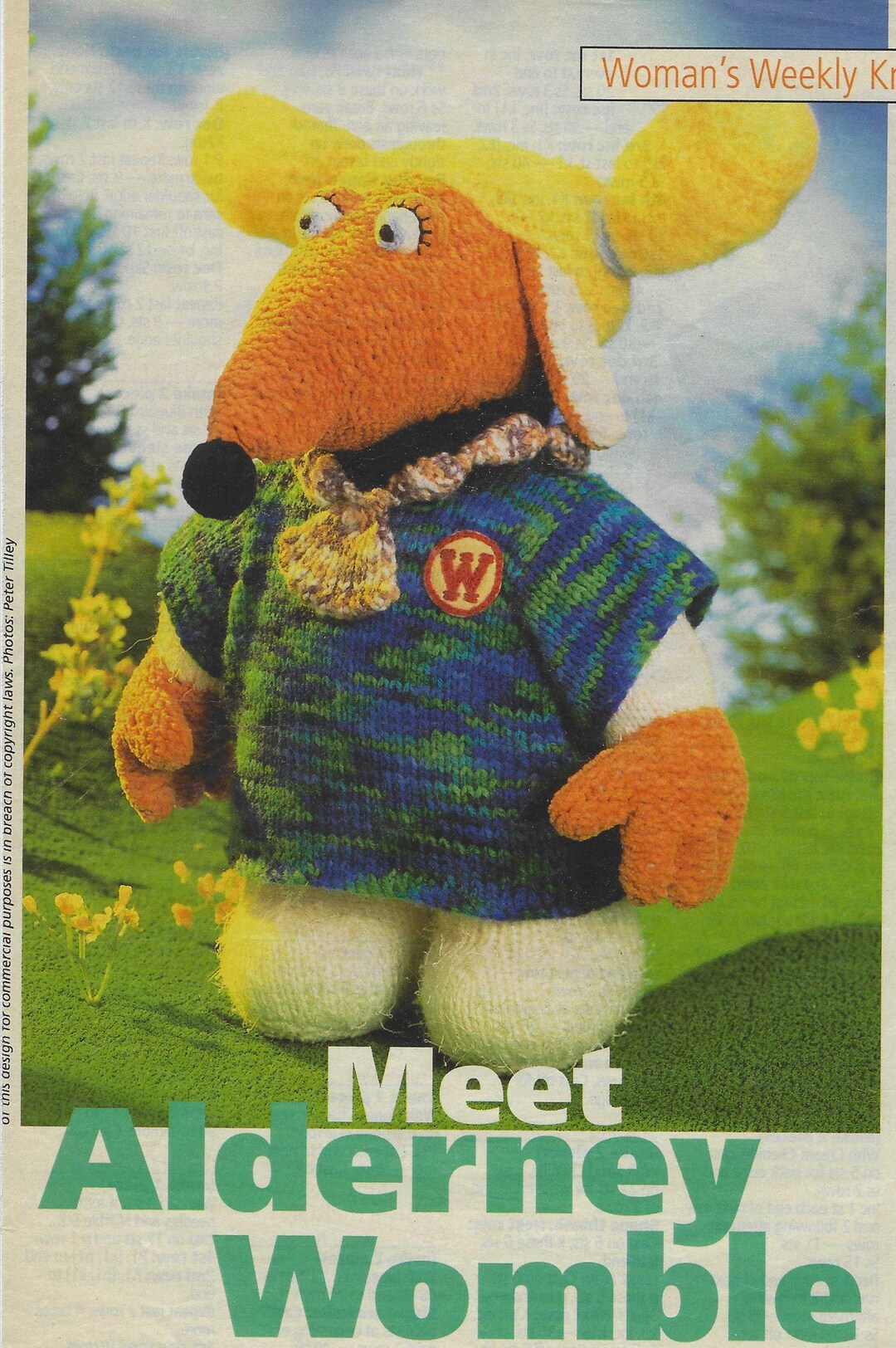 Alan Dart Knitting Pattern Alderney Womble Toy Doll - Pages From Women ...