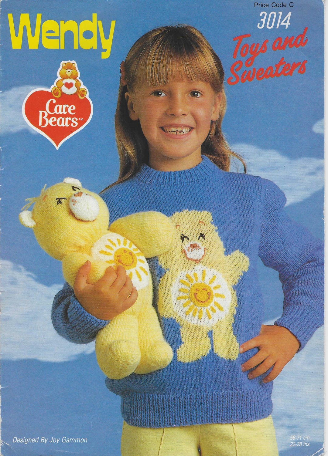Original Vintage Wendy Knitting Pattern Booklet 3014: Care Bears Toys ...