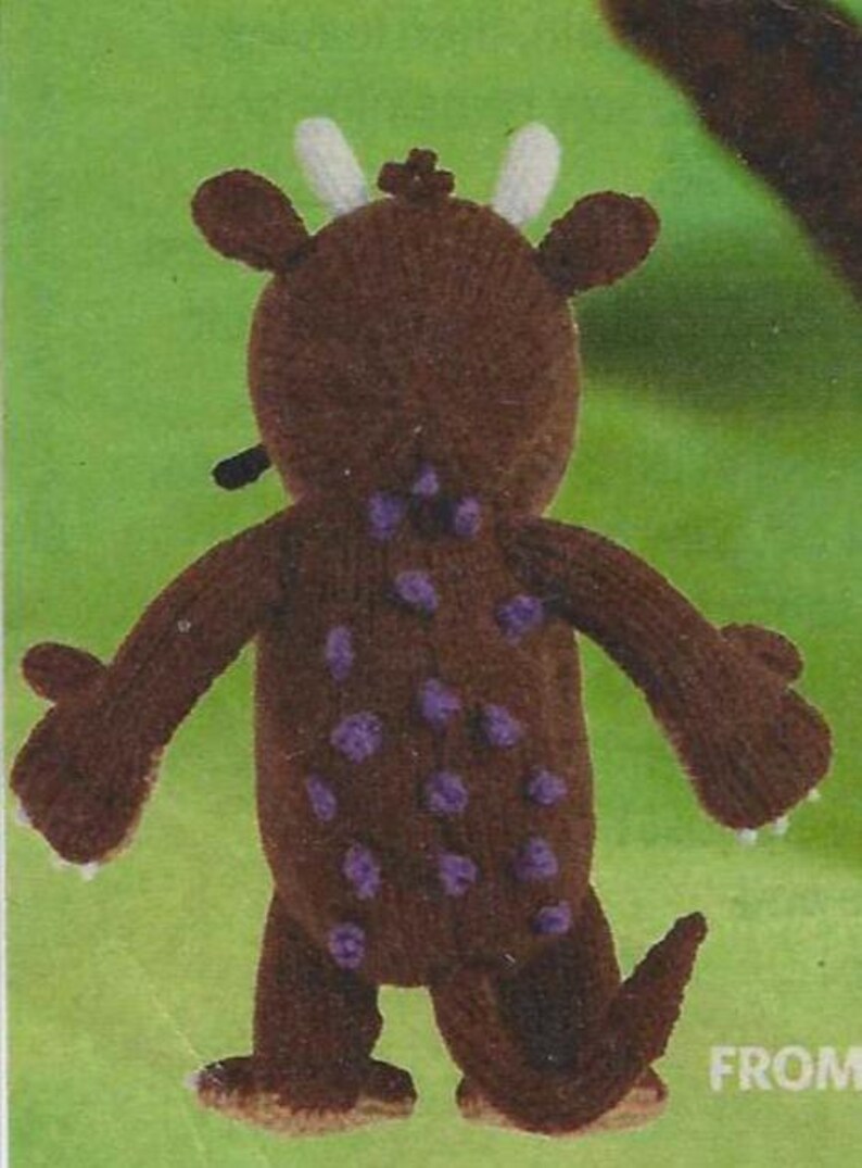 Knitting Pattern for a Gruffalo Toy Doll in Double Knitting: Page ...