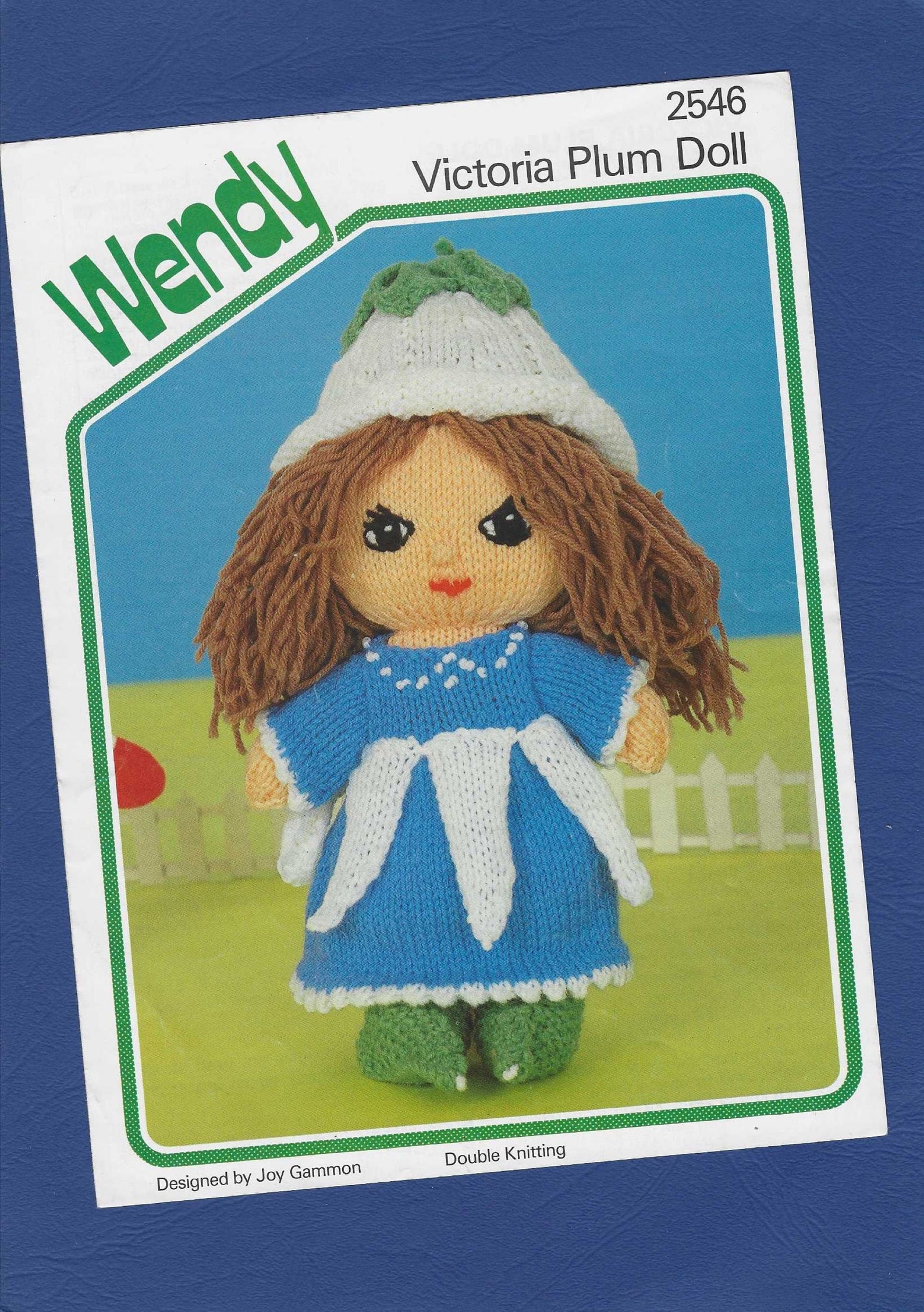 Original Vintage Wendy Knitting Pattern 2546: Victoria Plum Fairy Toy ...