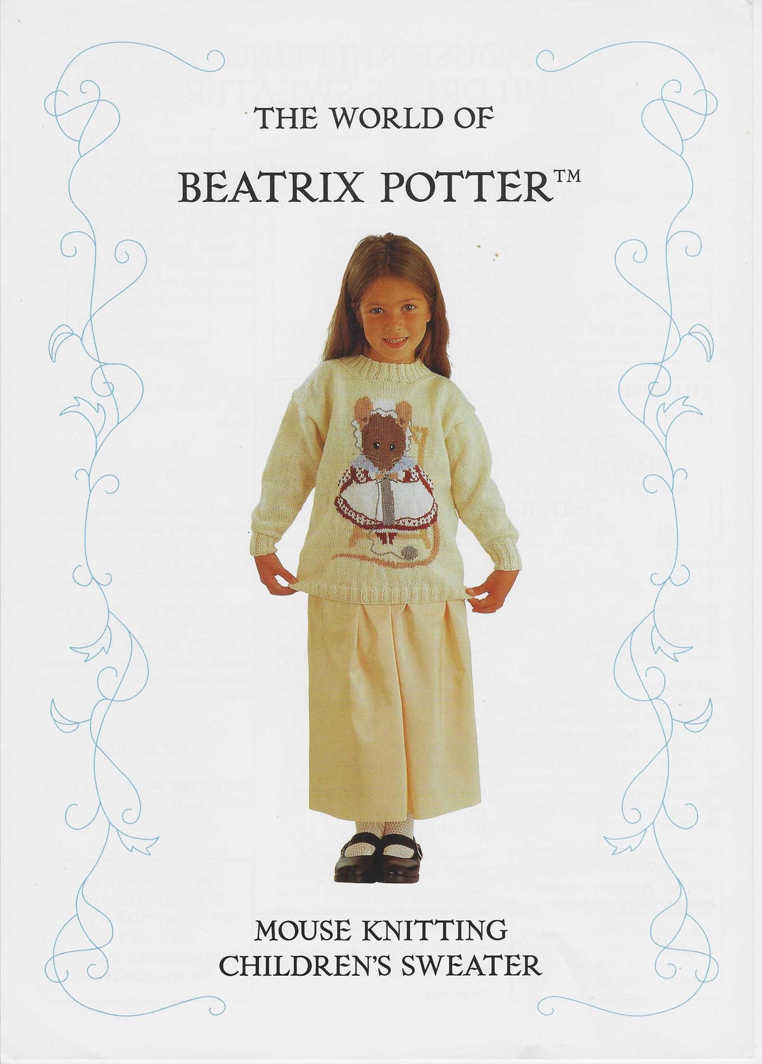 TDB World of Beatrix Potter Knitting Pattern Leaflet: Kid's Mouse ...