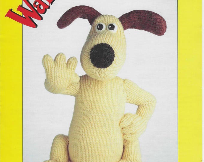 Original Vintage Alan Dart Patons Knitting Pattern E2239: Gromit Toy in ...