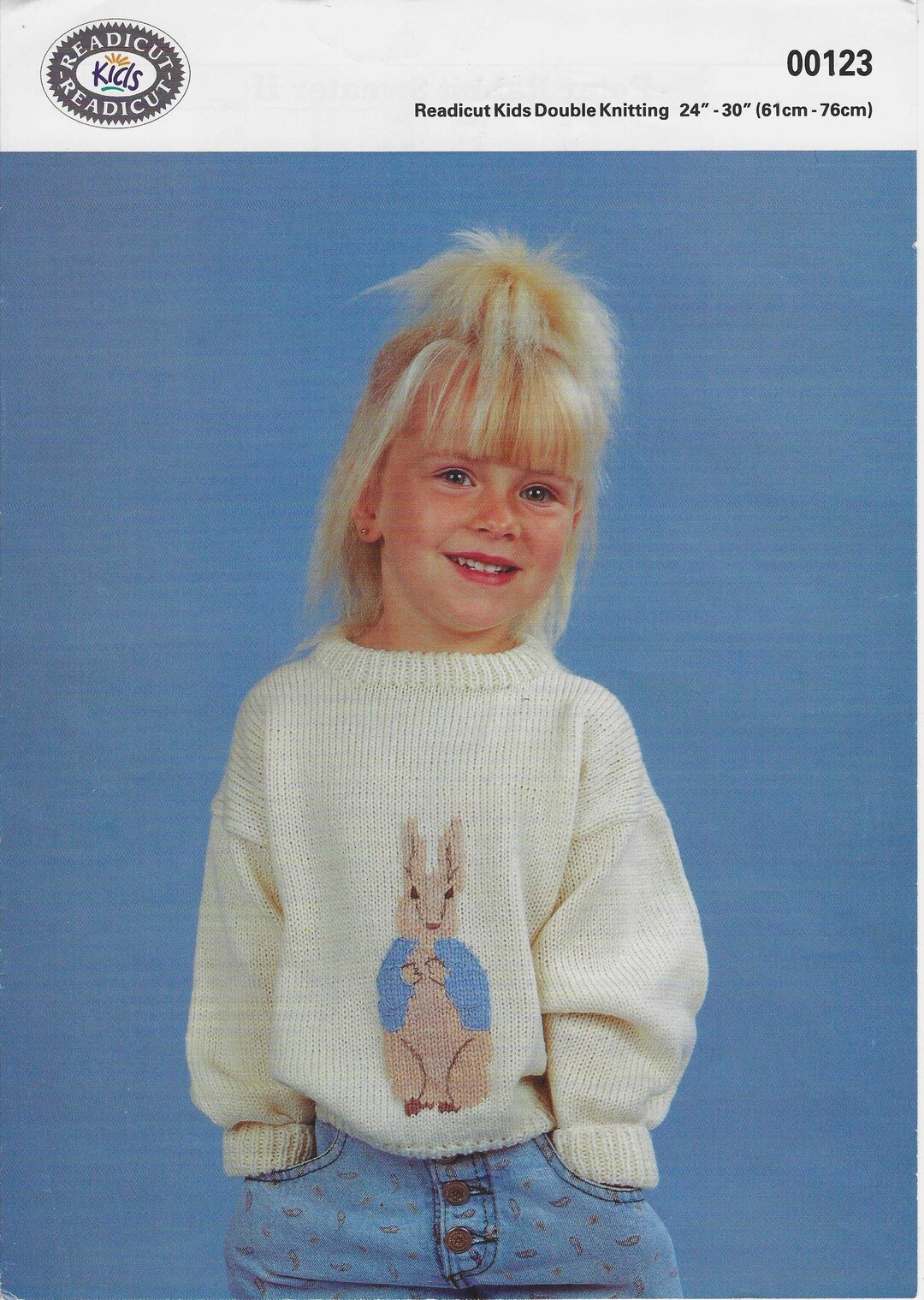 Out-of-print Readicut Knitting Pattern 00123 Kids Peter Rabbit Picture ...