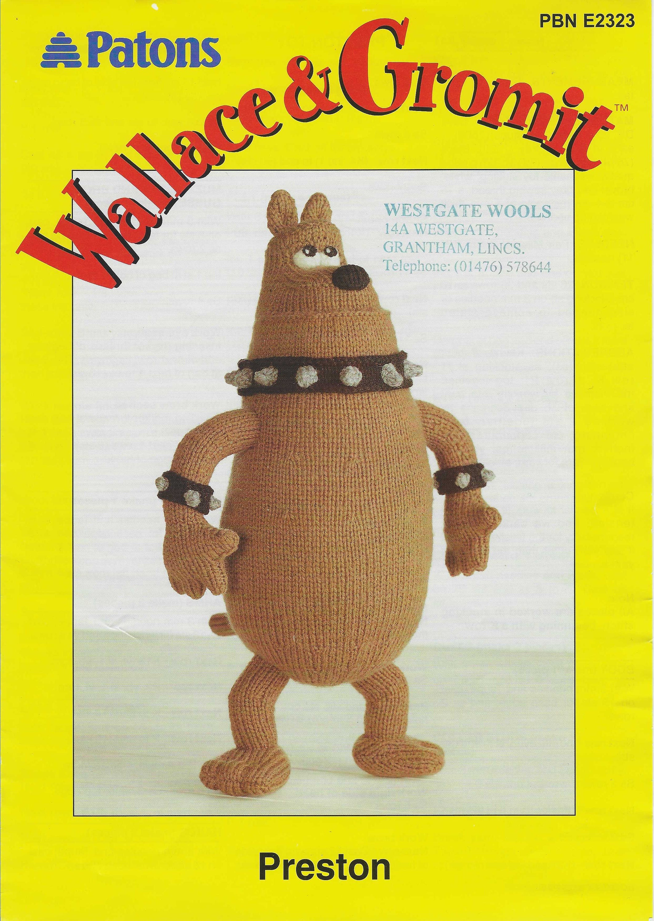 Original Vintage Alan Dart Knitting Pattern Leaflet E2323: Preston Dog ...