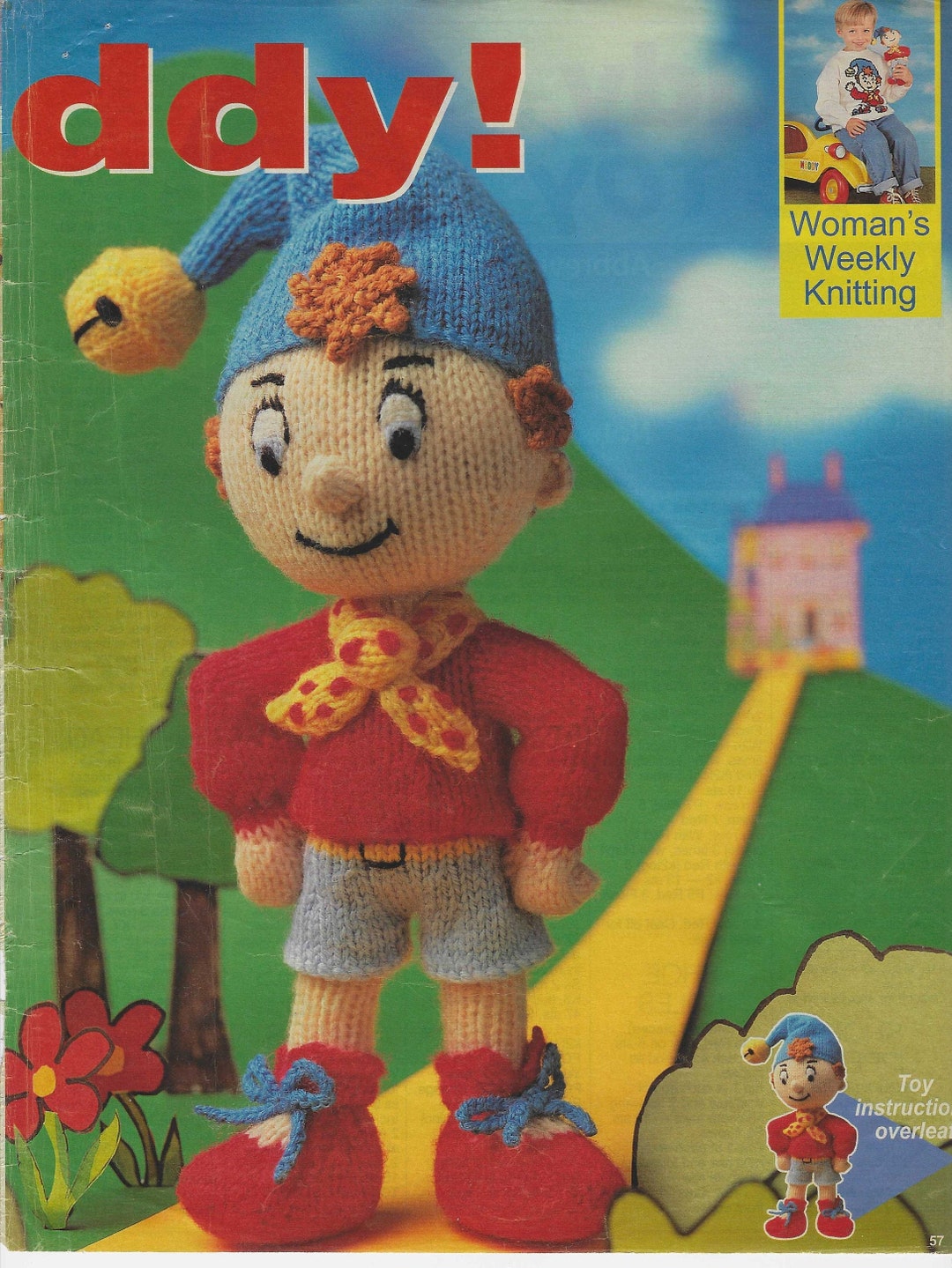 Alan Dart Knitting Pattern Noddy Toy Doll Plus Noddy Picture - Etsy