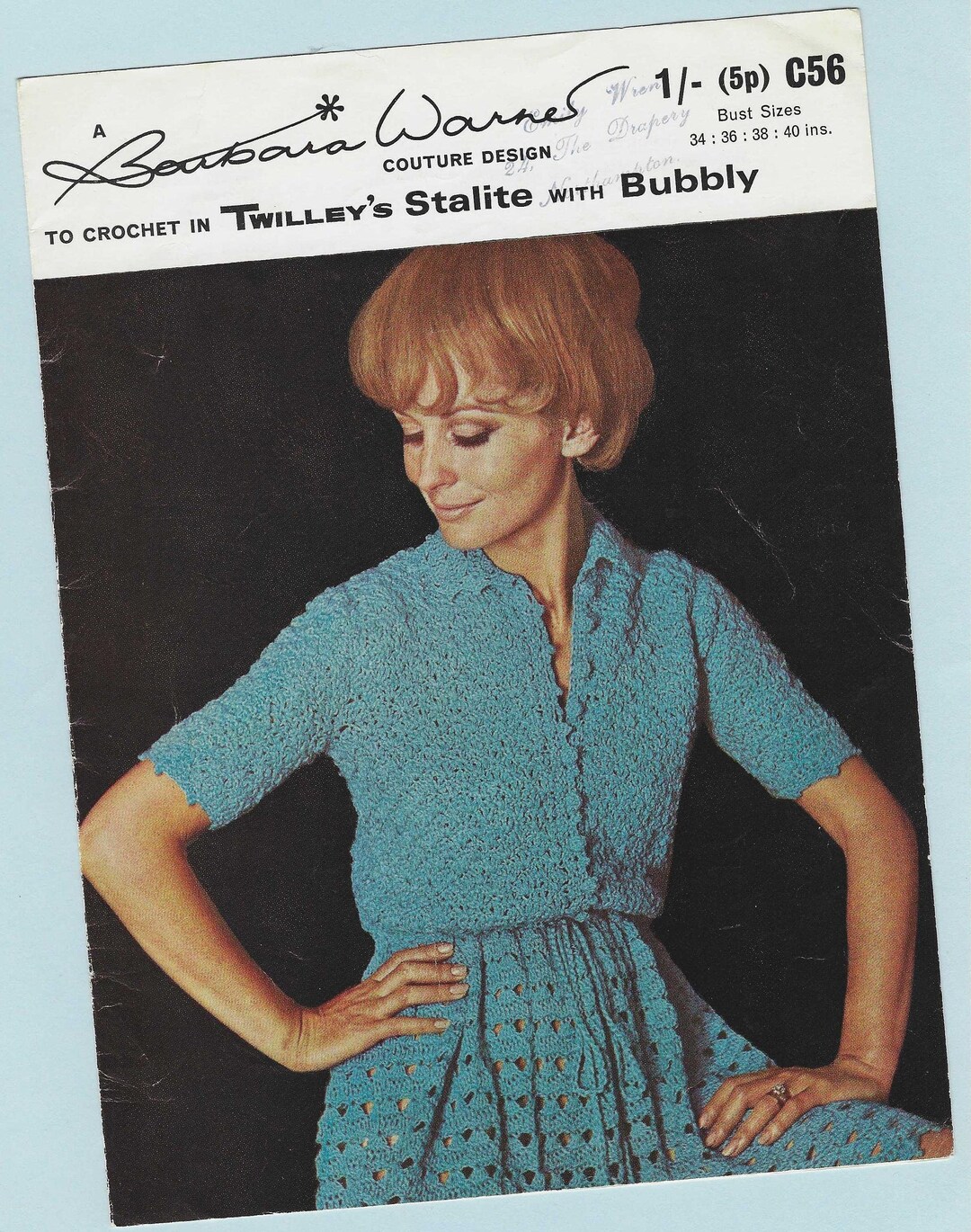 Original Vintage Retro Twilley's Crochet Pattern C56 Barbara Warner ...