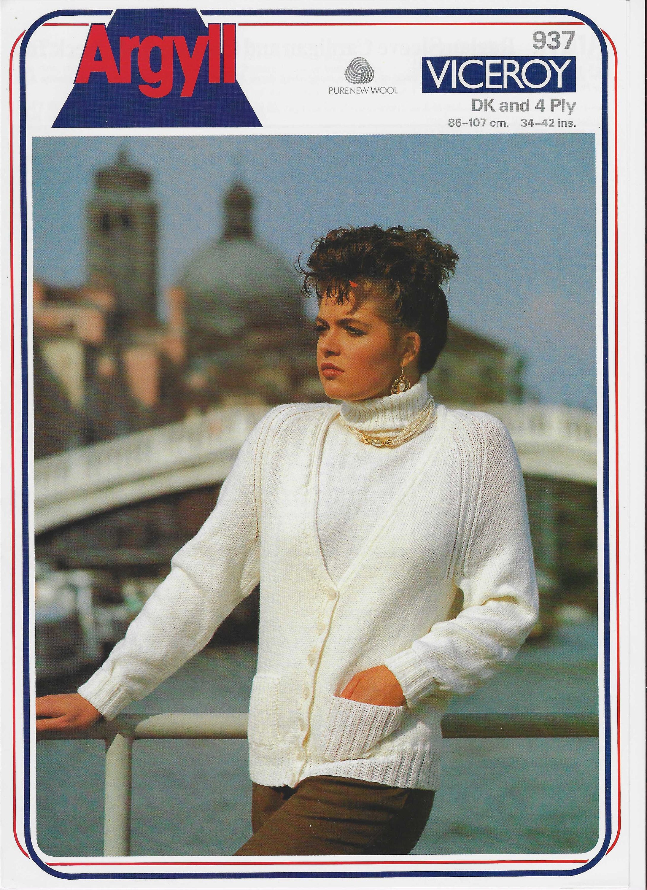 Original Vintage Argyll Knitting Pattern 937 Woman's - Etsy