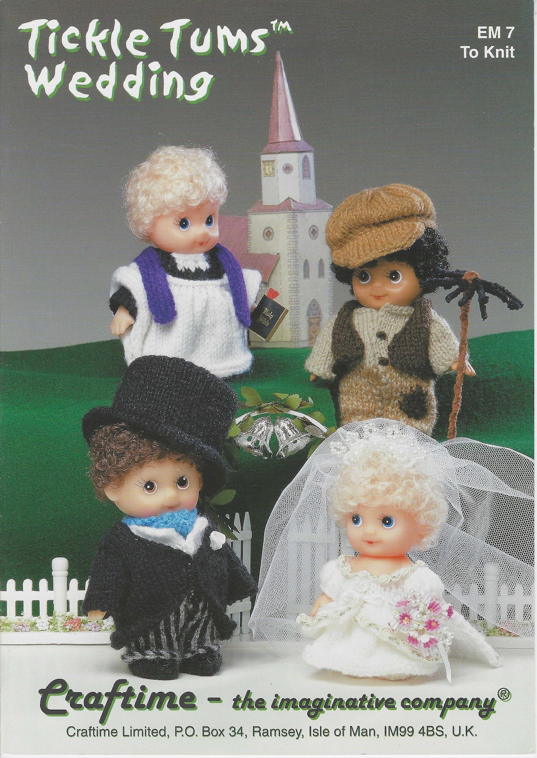 Out-of-print Craftime Knitting Pattern EM 7: Tickle Tums Wedding ...