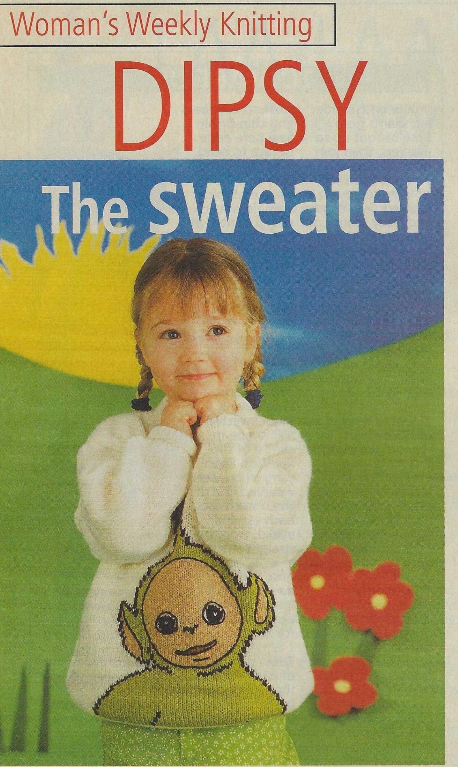 Alan Dart Knitting Pattern Laa-laa Teletubbie Doll Toy Plus Dipsy ...