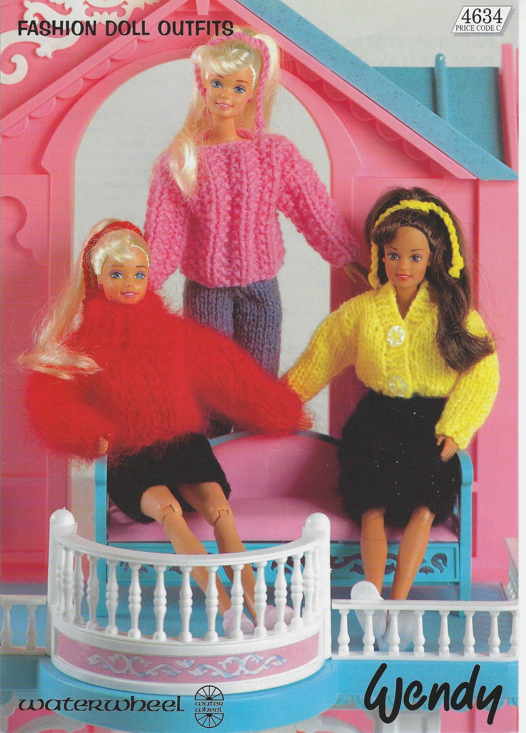 Original Out-of-print Wendy Knitting Pattern 4634: Day to Day Outfits ...