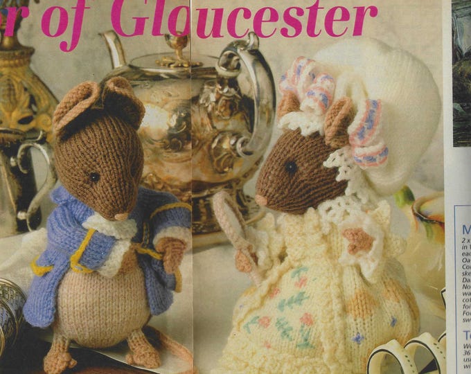 Alan Dart Knitting Pattern Tailor of Gloucester, Lady Gentleman Mice ...