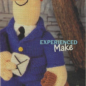 Alan Dart Knitting Pattern Postman Pat Toy Doll and Picture Jumper ...