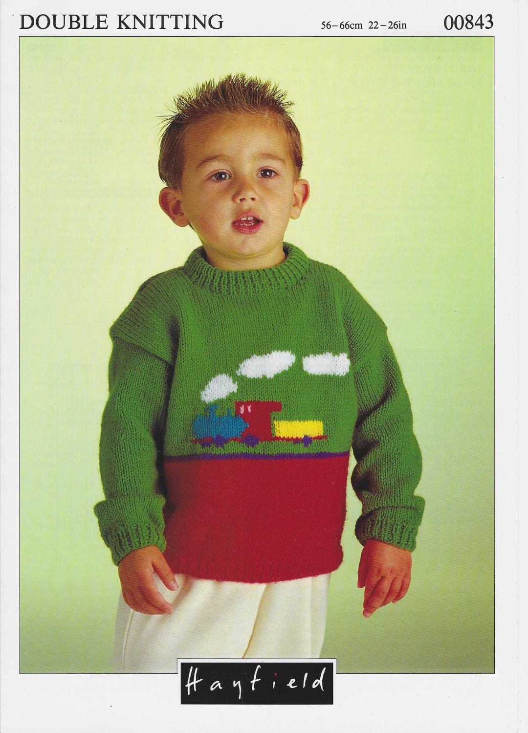 Original Out-of-print Hayfield Knitting Pattern 00843: Kids Toddlers ...