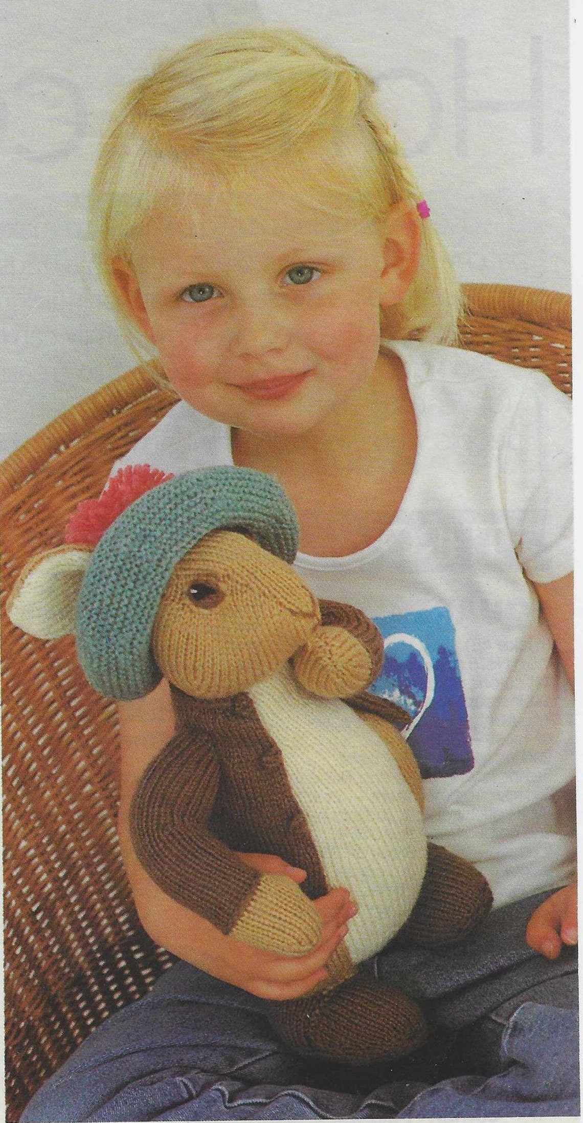 Beatrix Potter Knitting Pattern Benjamin Bunny Rabbit Toy Doll in ...