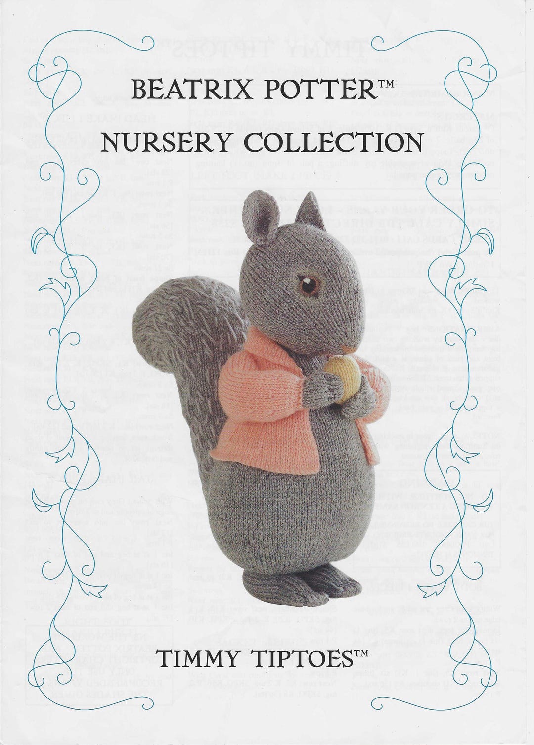 Vintage Alan Dart TDB Knitting Pattern Leaflet, the World of Beatrix ...